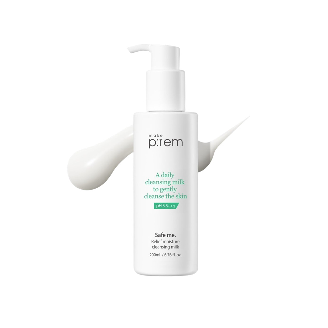 MAKE P:REM Safe Me Relief Moisture Cleansing Milk | MYKSTYLE UK – mykstyle